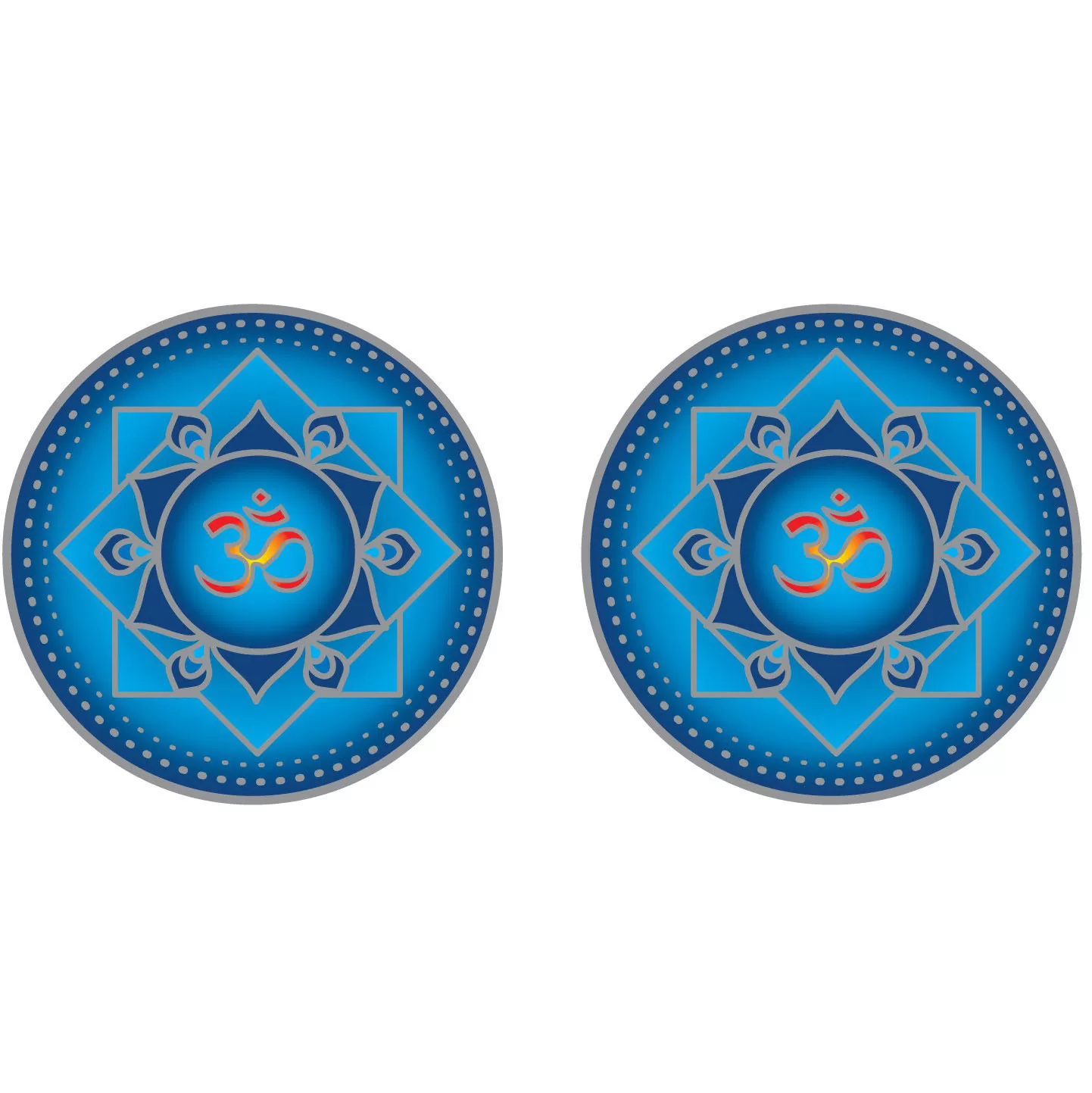 Sunlight Sticker Decal Blue Om Mandala – Carpe Diem With Remi